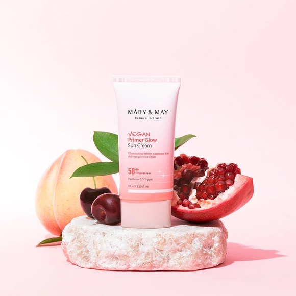 Mary & May | Skincare | Mary May Vegan Primer Glow Sun Cream Spf5 Pa ...